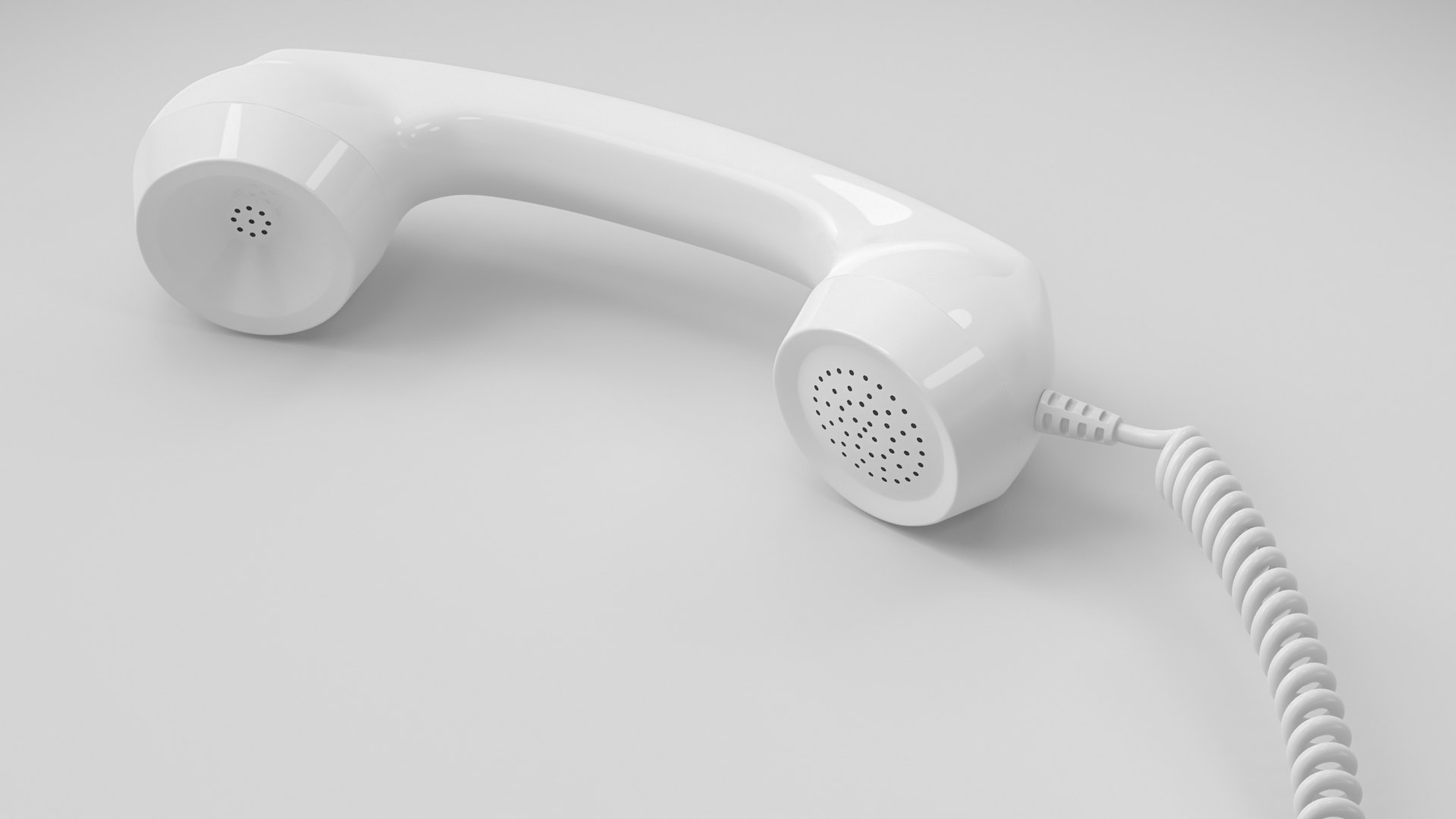 3D Phone Handset 02 - TurboSquid 2006728