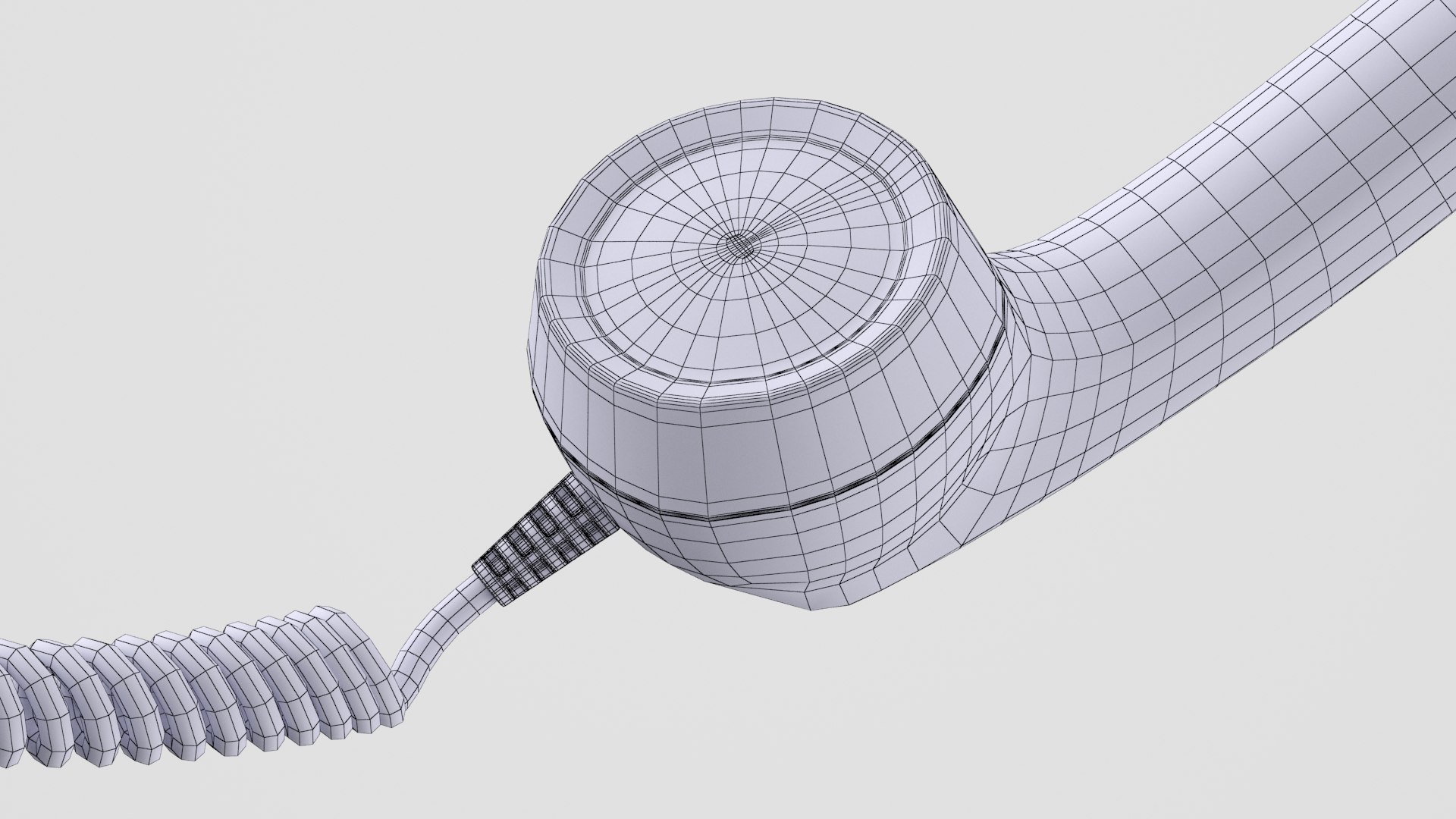 3D Phone Handset 02 - TurboSquid 2006728