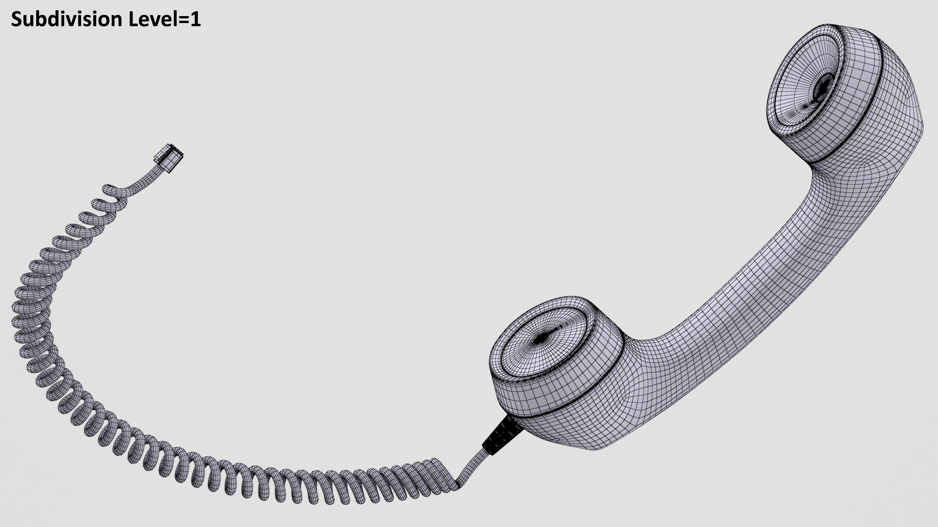 3D Phone Handset 02 - TurboSquid 2006728