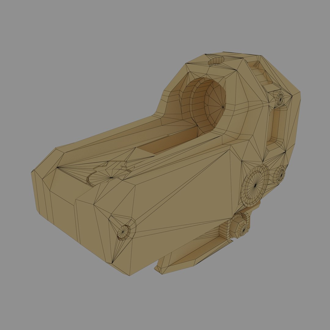 3D Lowpoly Mepro M22 Sight Model - TurboSquid 2248859