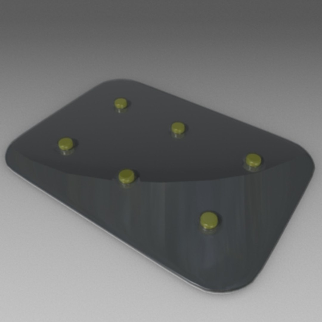 pill plate 3d 3ds