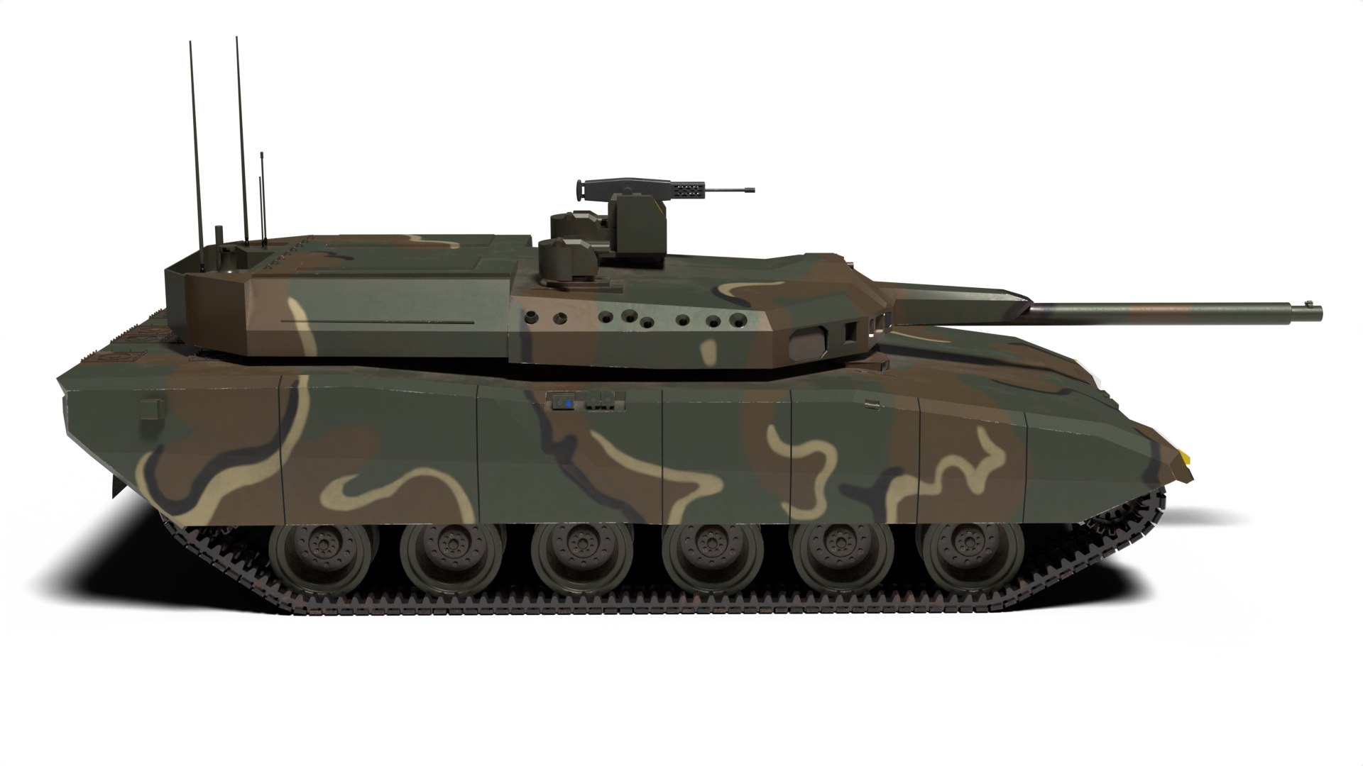 AI Tank K-3 3D - TurboSquid 2202040