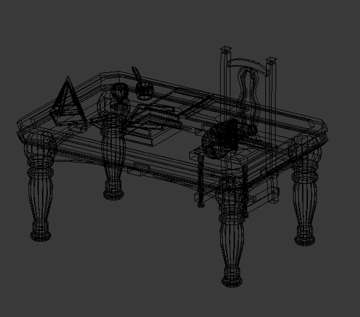 Fantasy Table 3D Model - TurboSquid 1189445