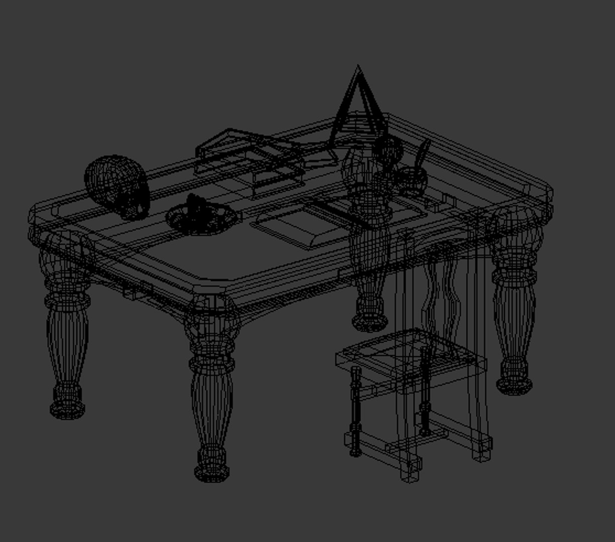 Fantasy Table 3D Model - TurboSquid 1189445