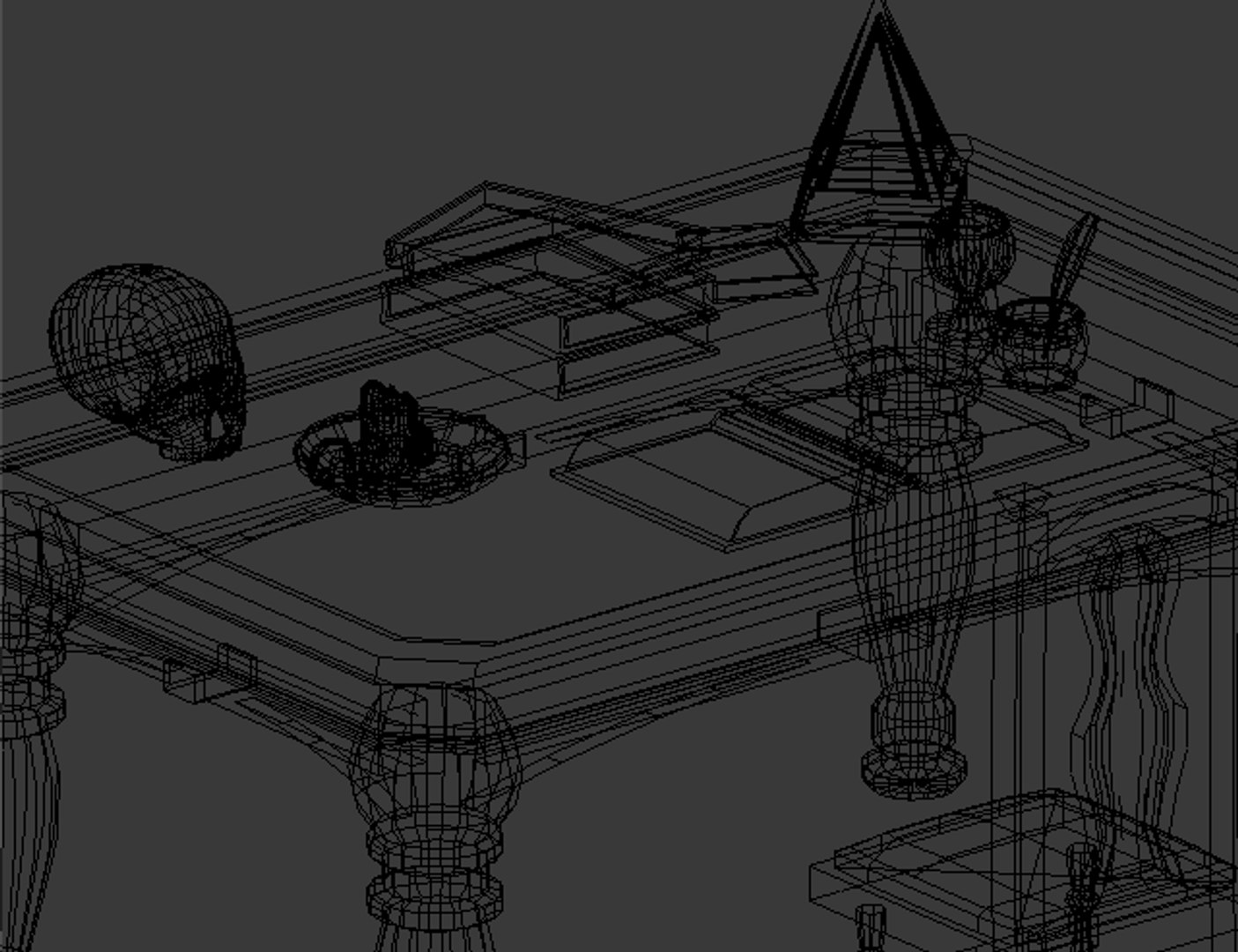 Fantasy Table 3D Model - TurboSquid 1189445