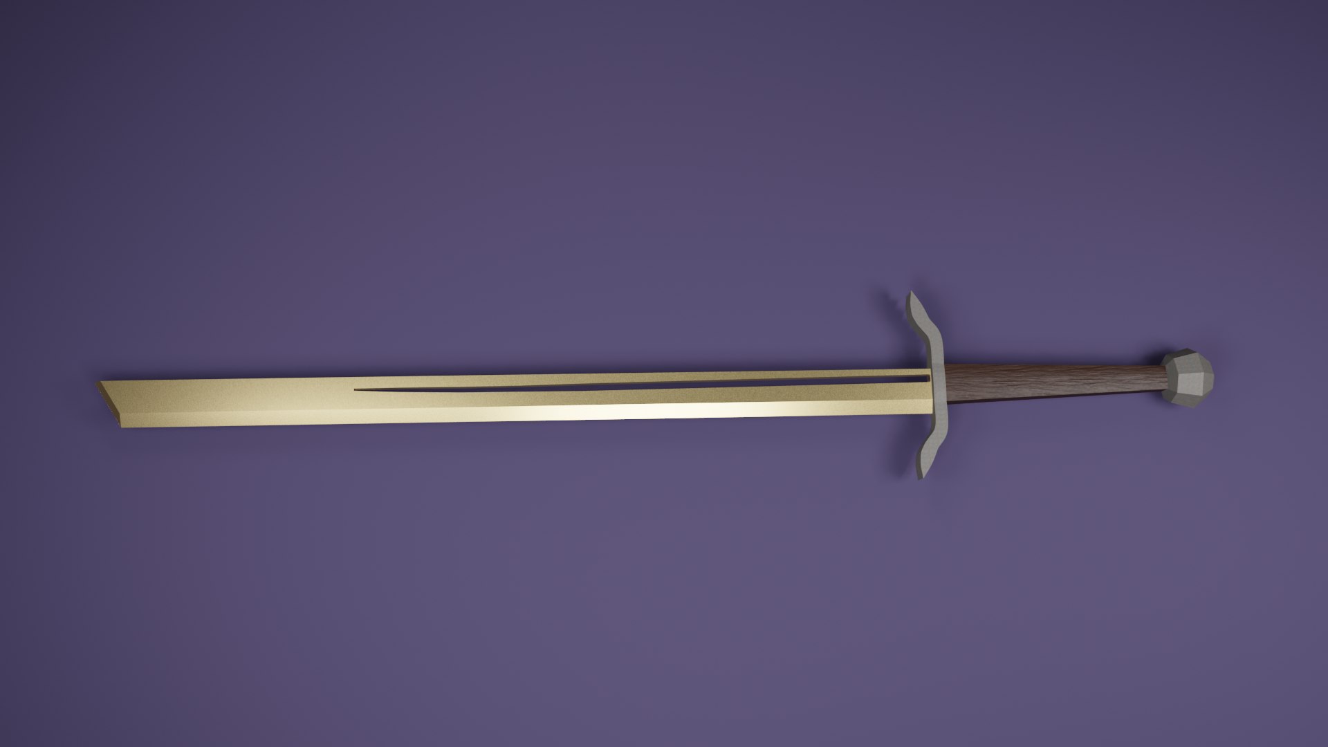 3D Golden Sword - TurboSquid 2145311