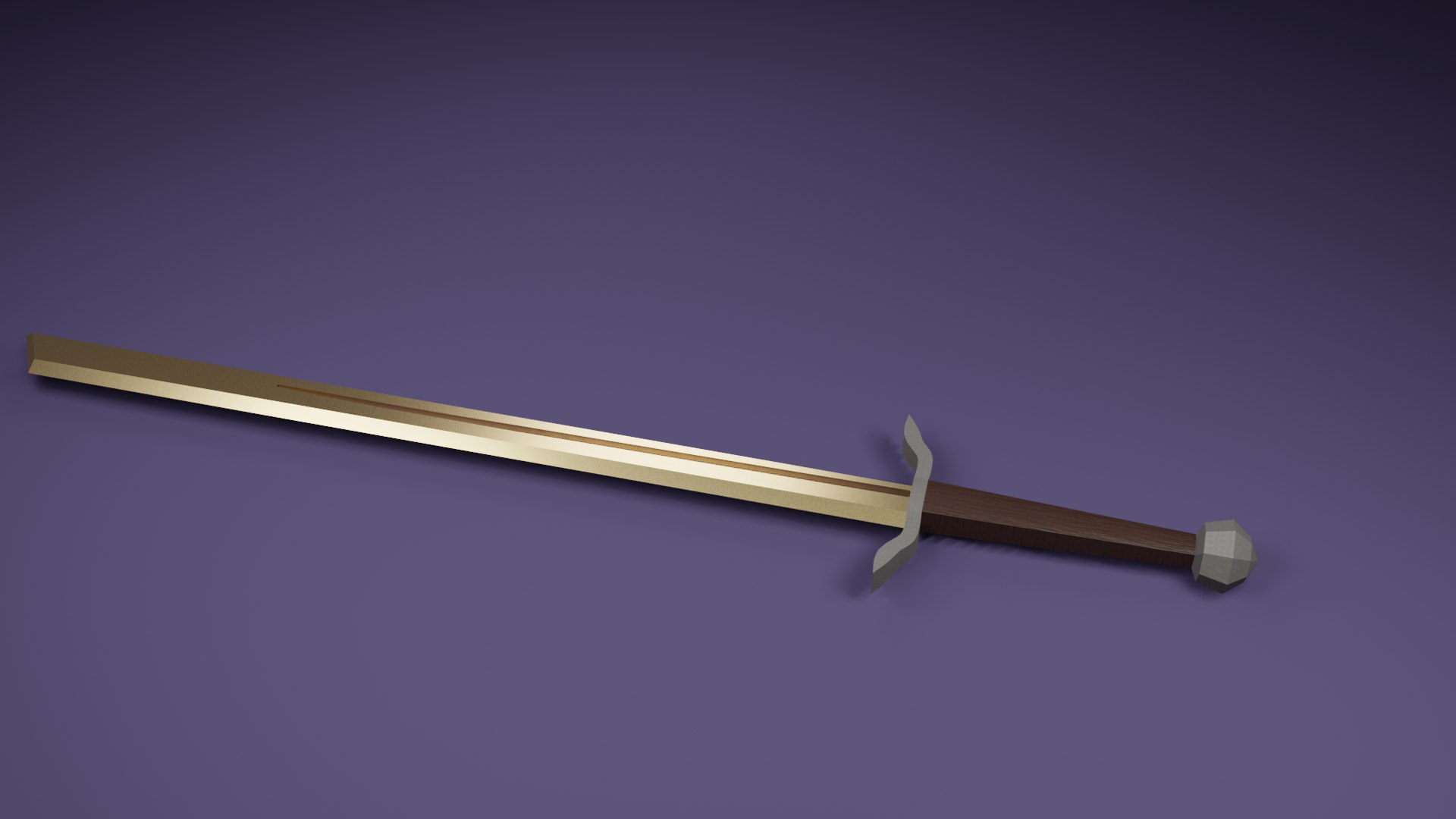 3D Golden Sword - TurboSquid 2145311