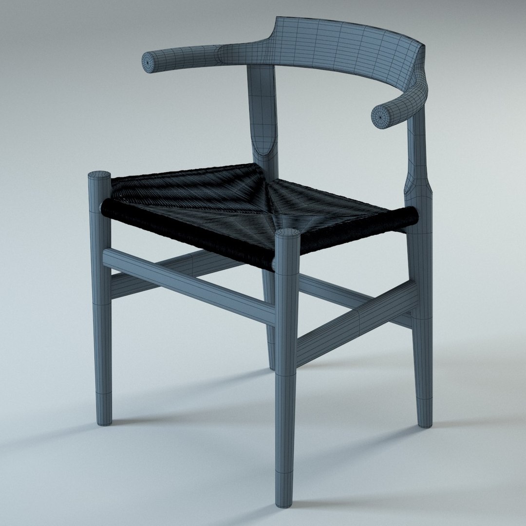 Chairs Hans J Wegner 3d Model