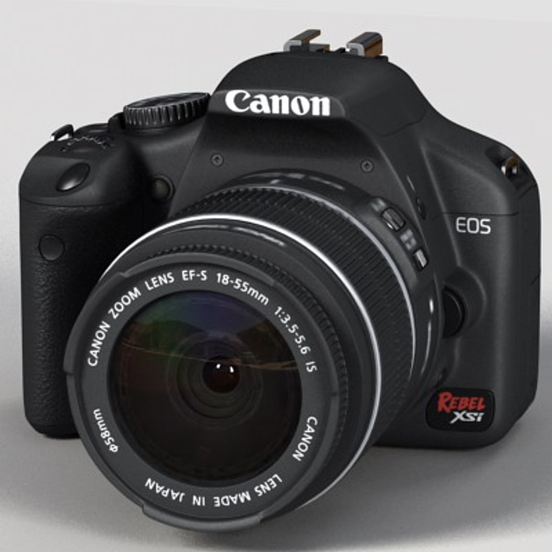 Canon Digital Rebel 12 3d Model