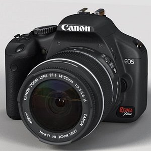 Download Free & Premium Canon Rebel Xsi 3D Models | TurboSquid