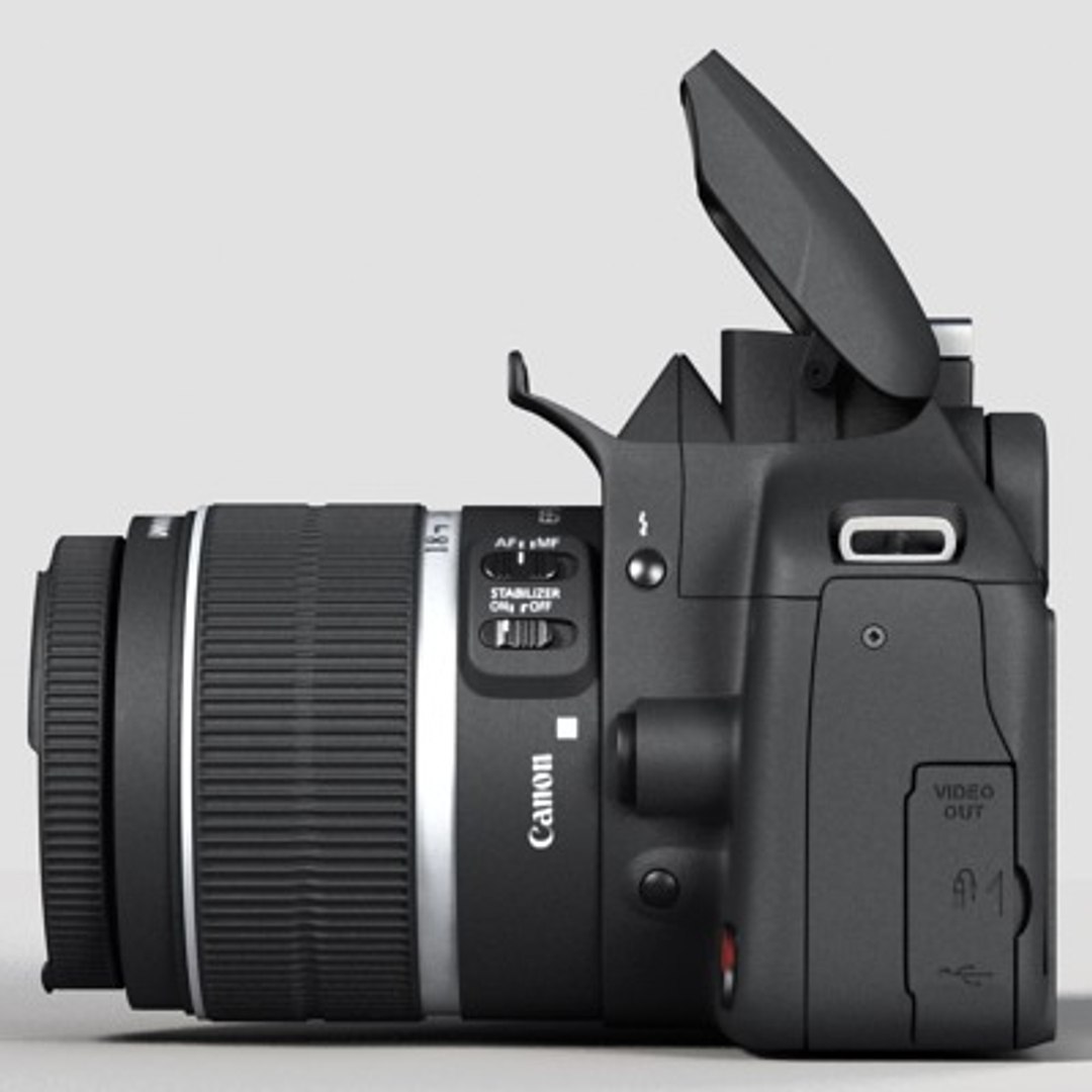 Canon Digital Rebel 12 3d Model