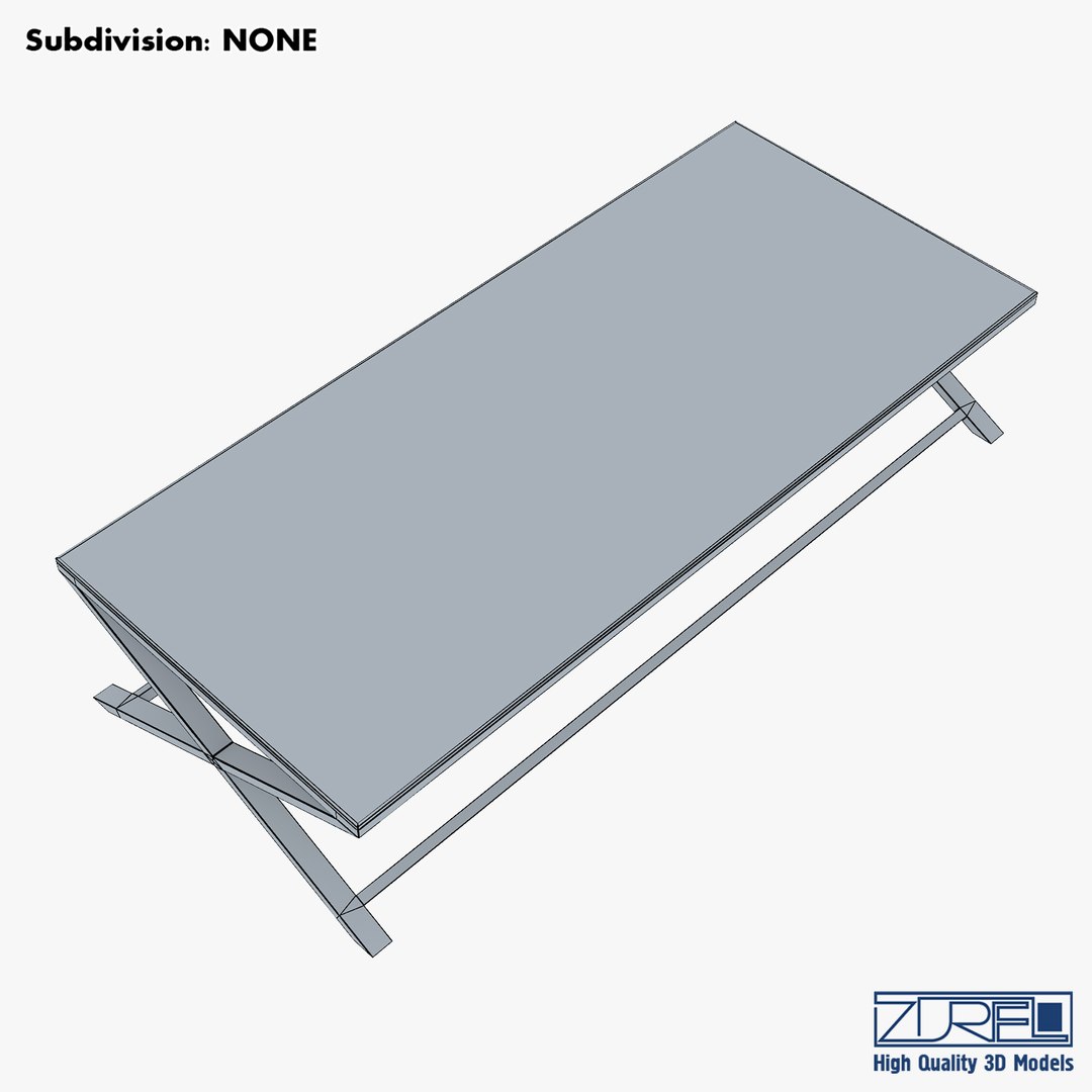 3D Model Oxo Coffee Table - TurboSquid 1211904