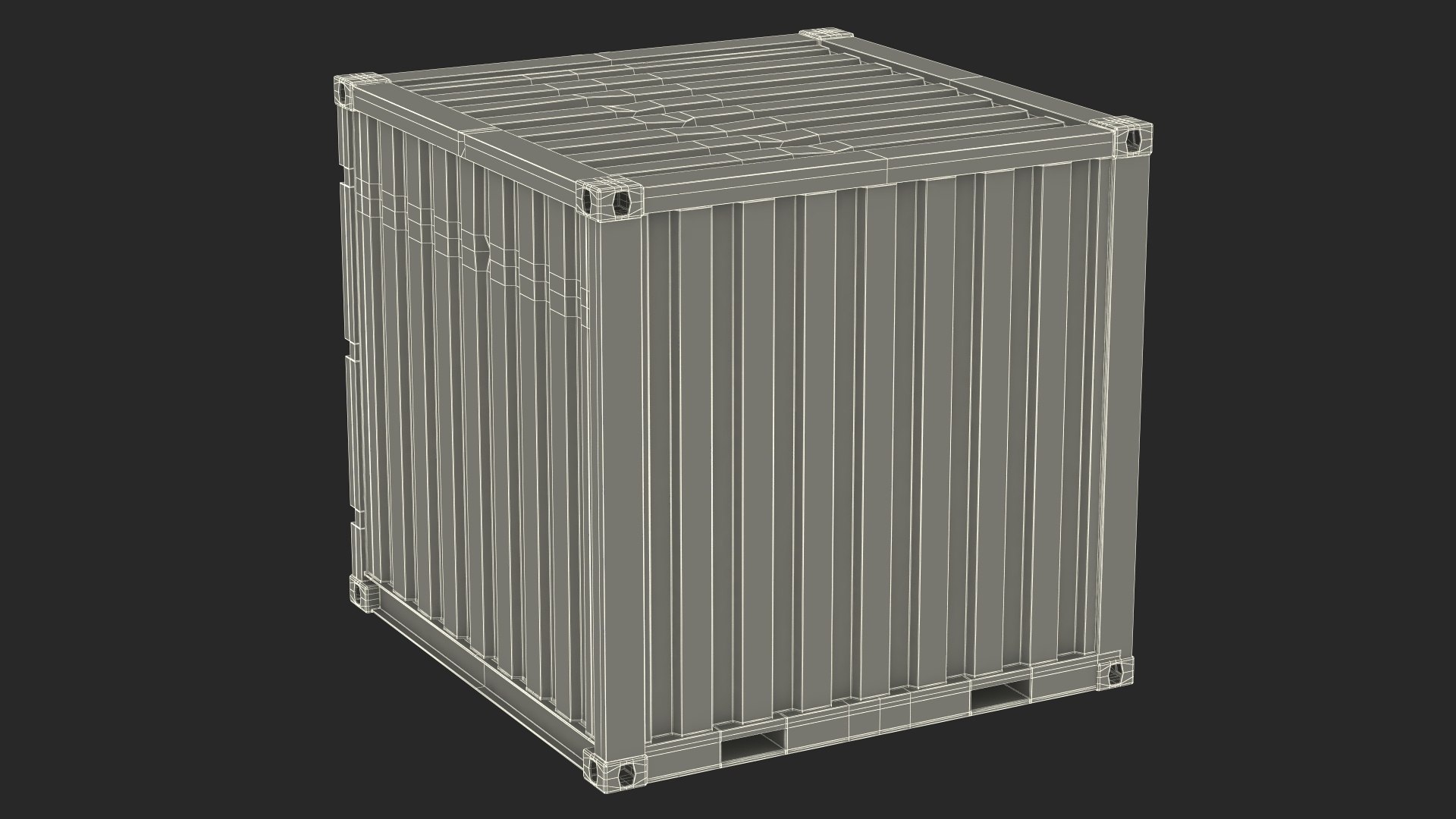 3D model 8ft Shipping Container - TurboSquid 2151830