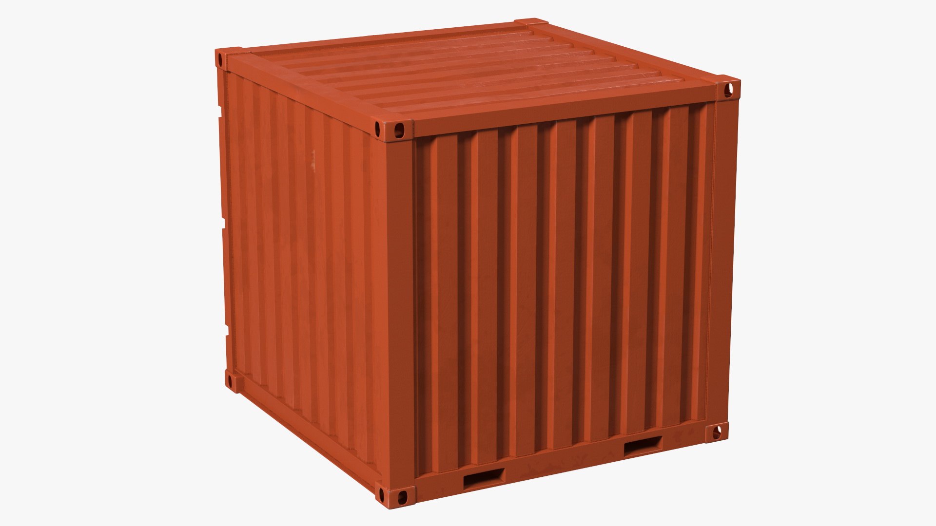 3D Model 8ft Shipping Container - TurboSquid 2151830