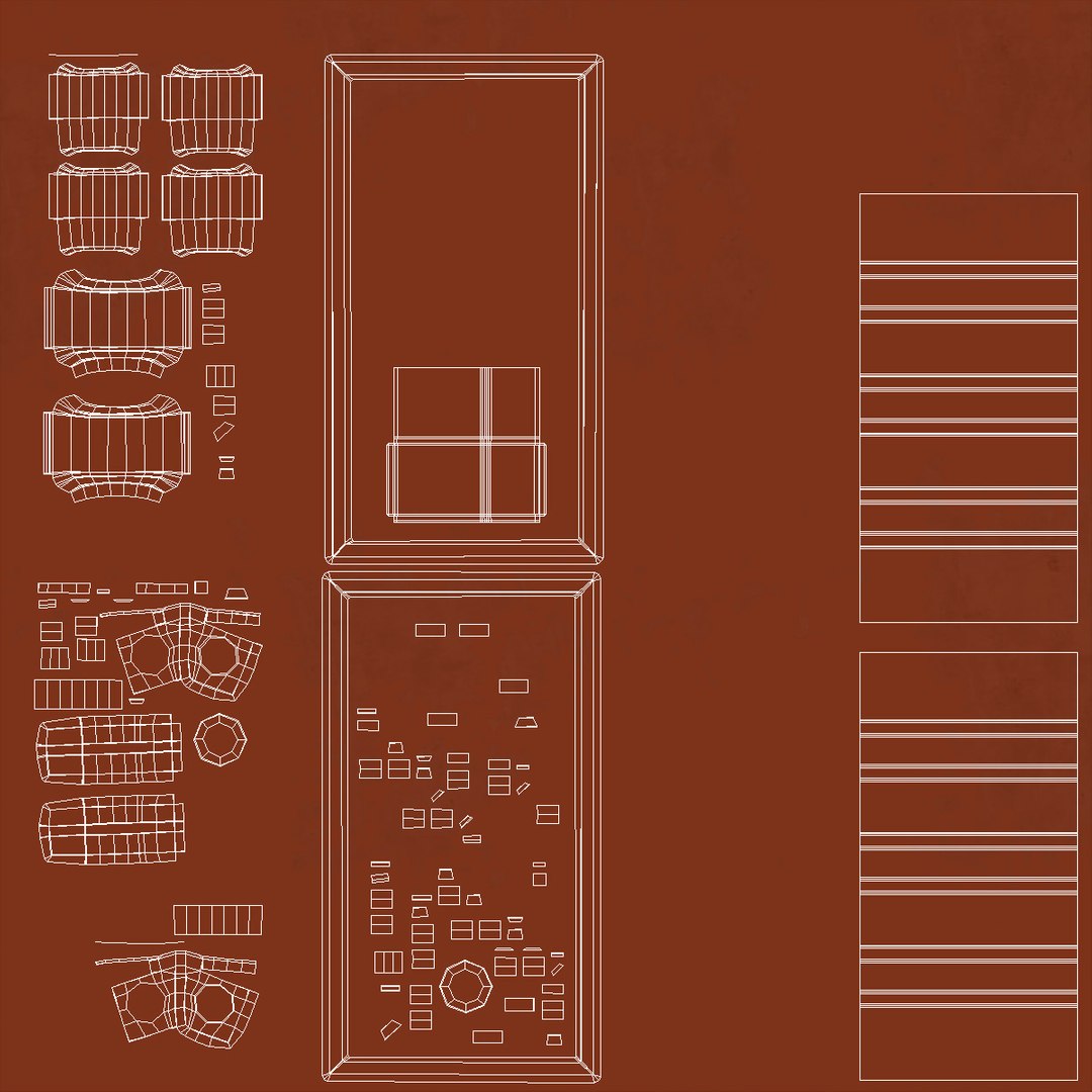 3D Model 8ft Shipping Container - TurboSquid 2151830