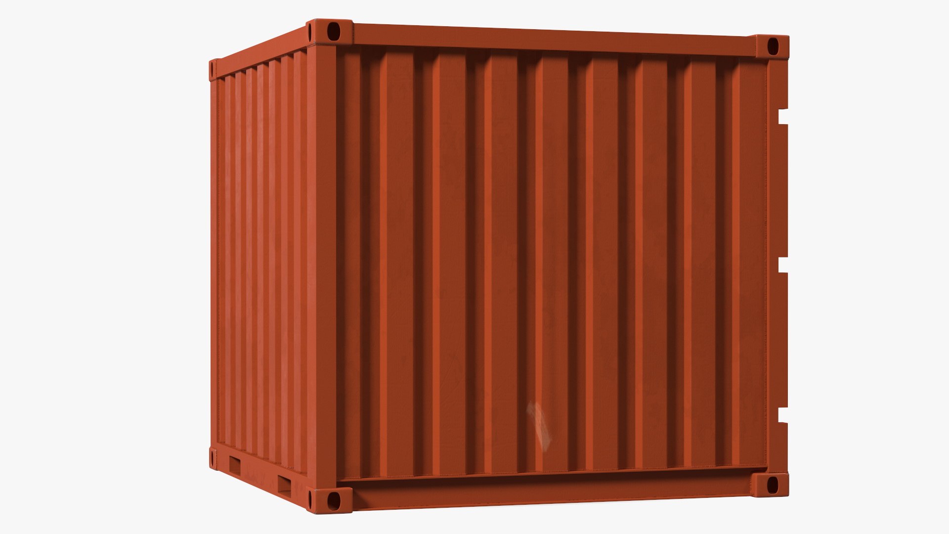3D Model 8ft Shipping Container - TurboSquid 2151830