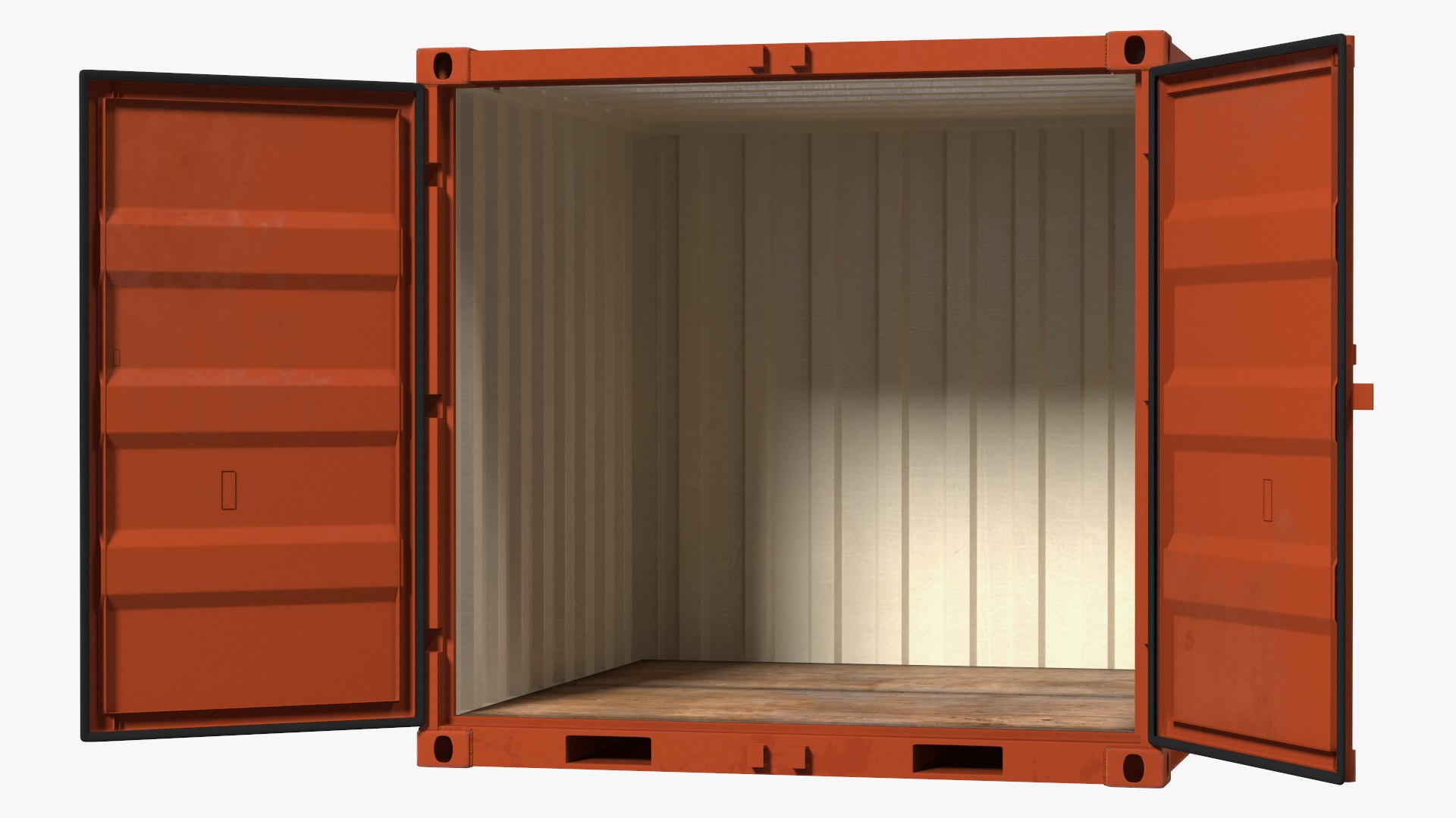 3D Model 8ft Shipping Container - TurboSquid 2151830