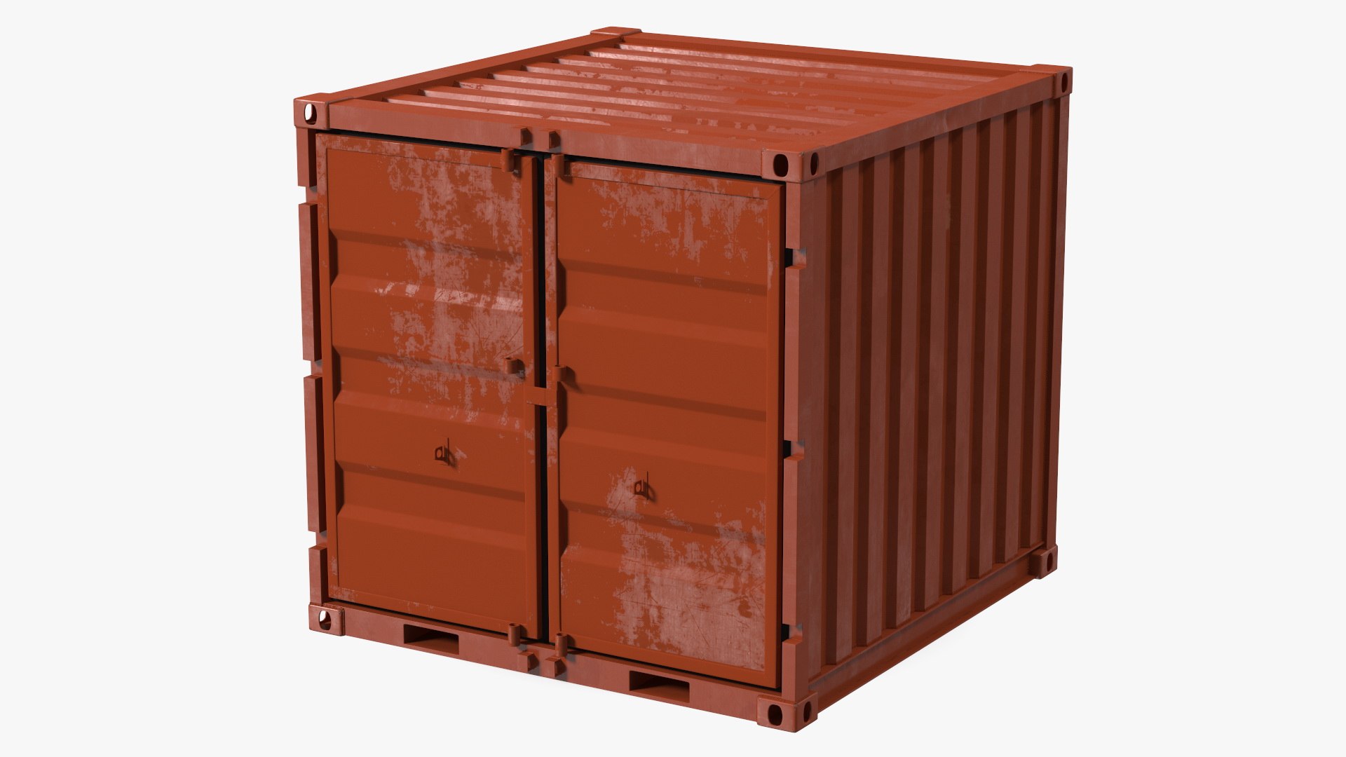 3D model 8ft Shipping Container - TurboSquid 2151830