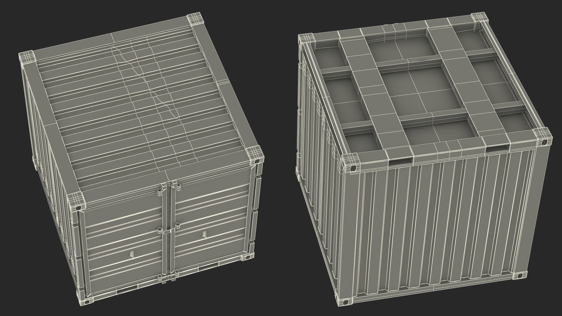 3D model 8ft Shipping Container - TurboSquid 2151830