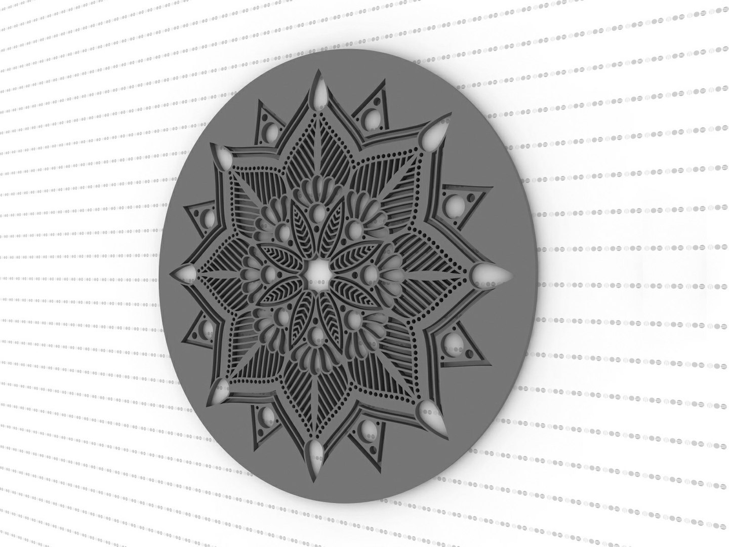 Mandala Cnc 3D Model - TurboSquid 1583480
