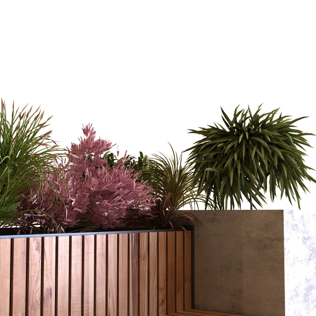 3D tree in box set 021 - TurboSquid 1754717