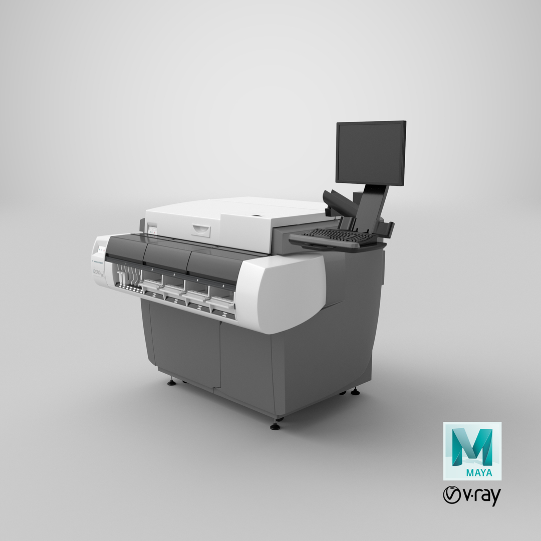 Abbott Architect i2000SR Immunoassay Analyzer model - TurboSquid 1731162