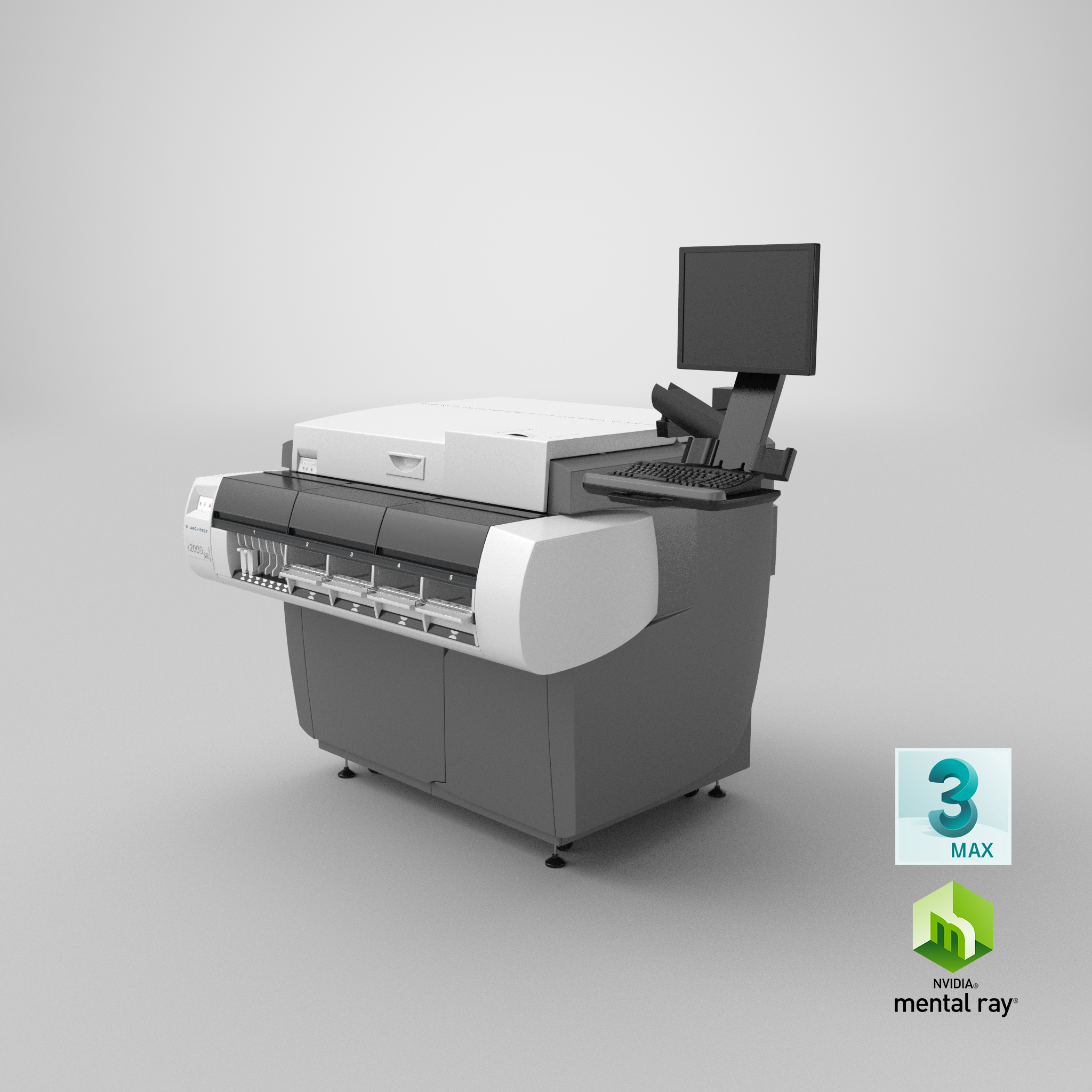 Abbott Architect i2000SR Immunoassay Analyzer model - TurboSquid 1731162