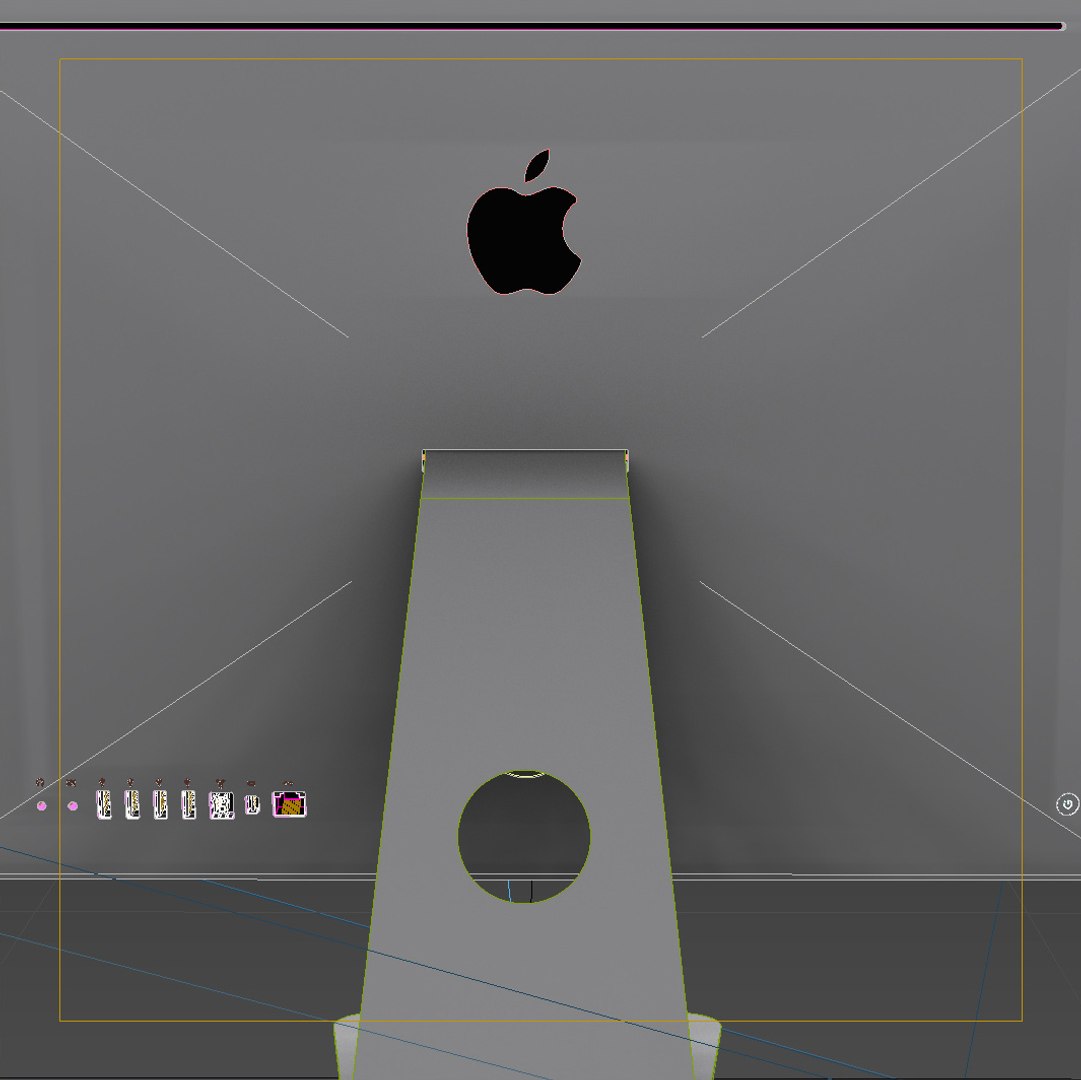 3d Apple Imac Led 21