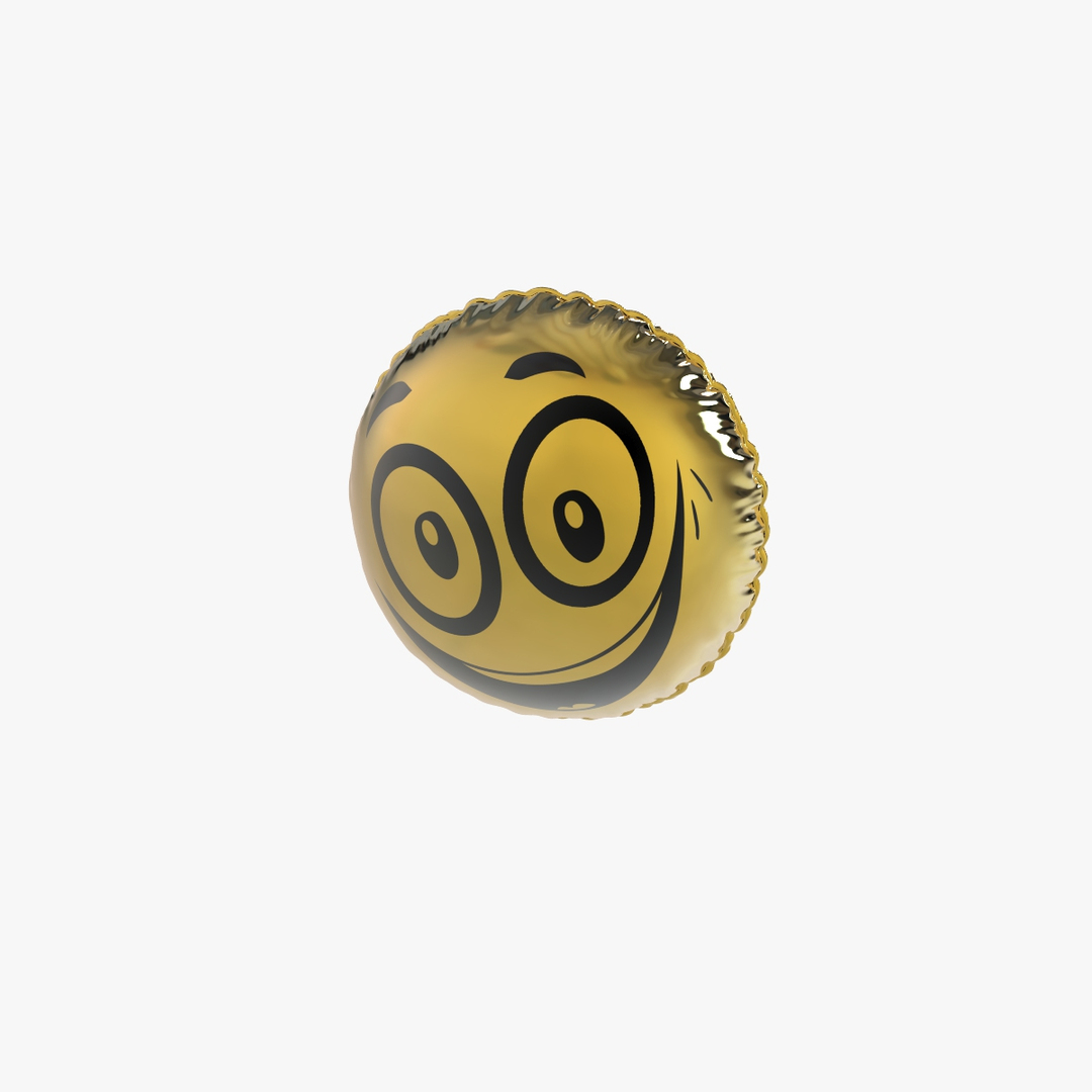 Smileys Balloon - Double 3D Model - TurboSquid 1633666