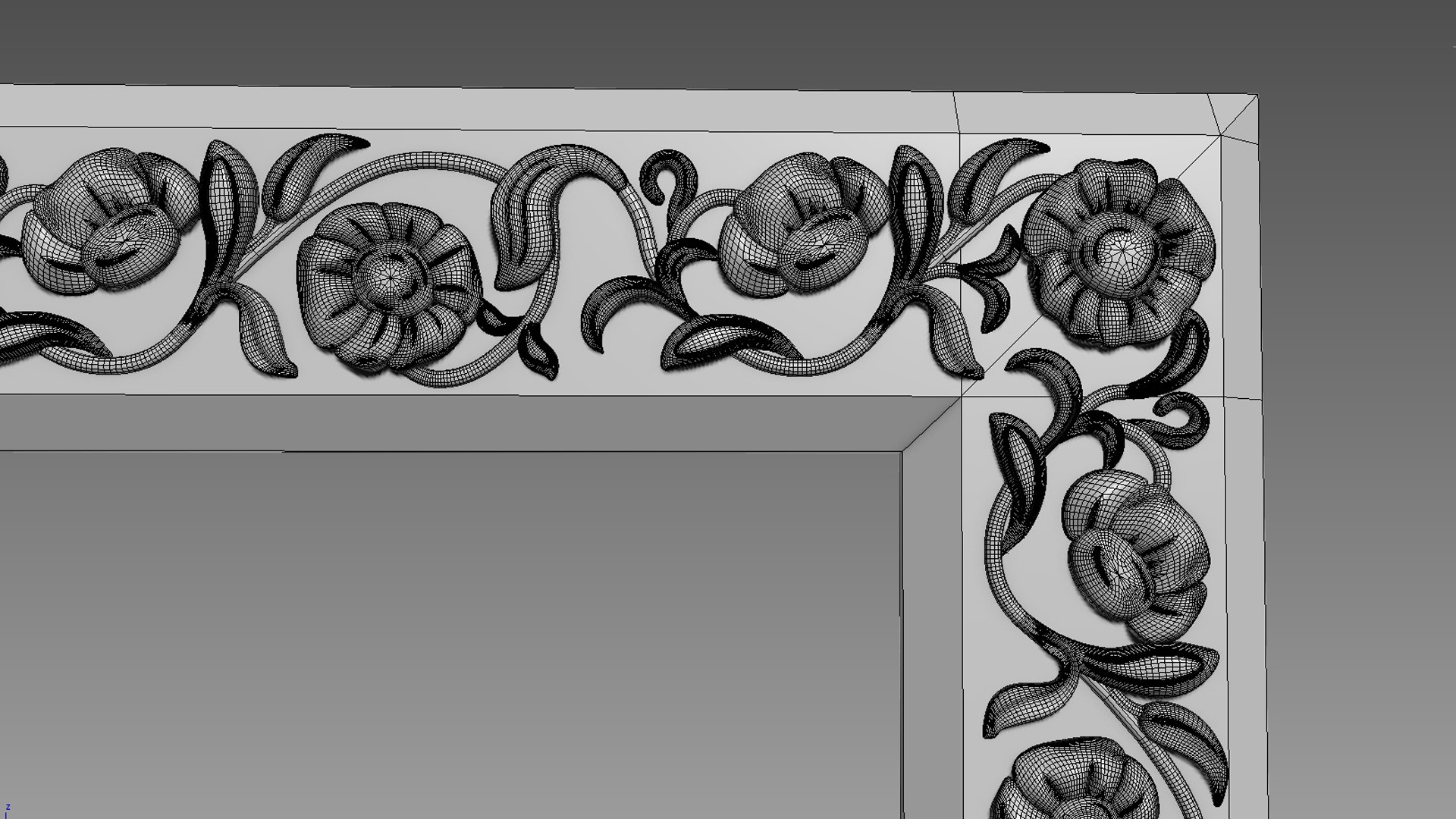 Frame Large Flower 3D Model - TurboSquid 2125980