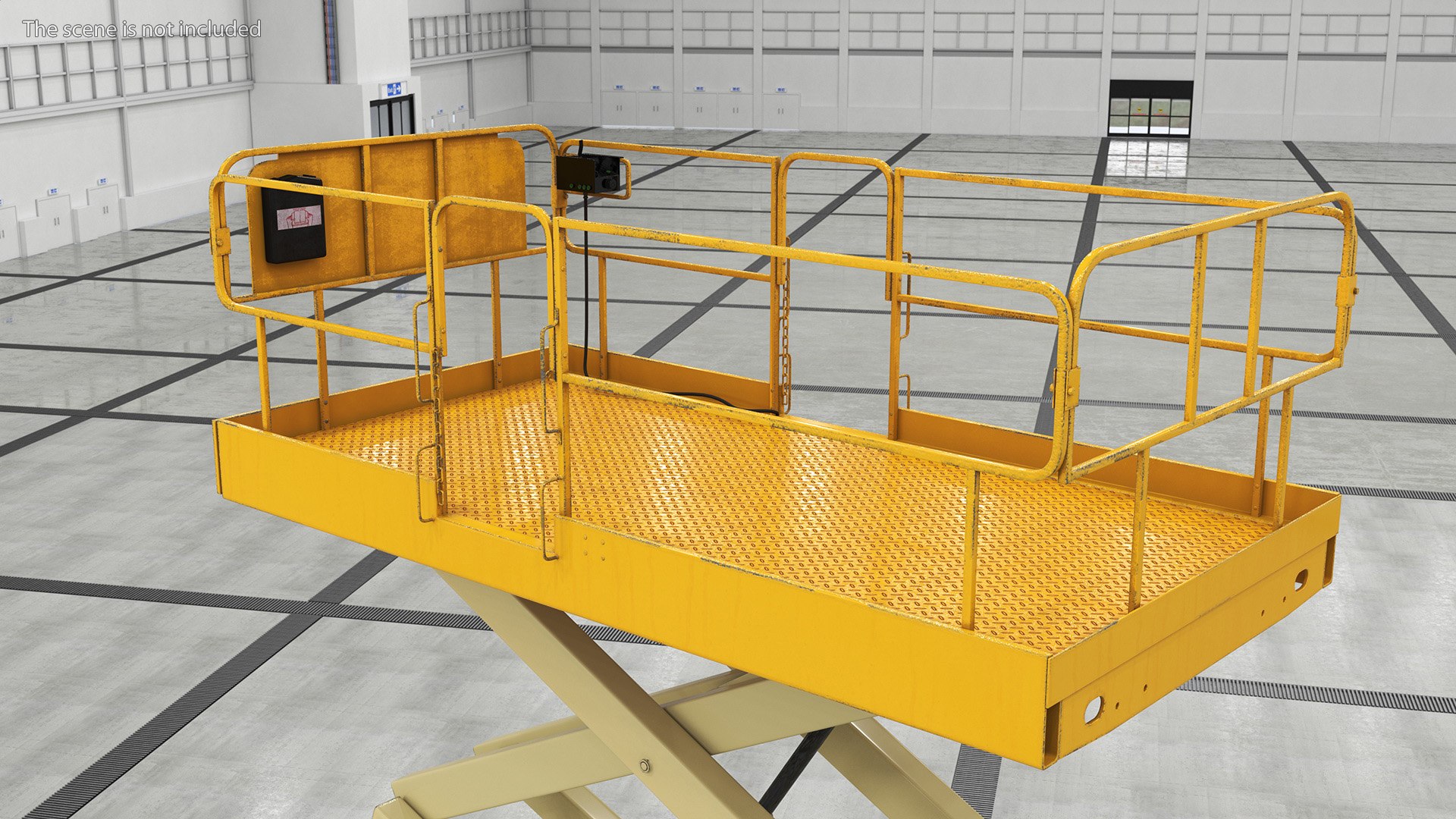 Electric Platform Scissor Lift Model - TurboSquid 2239317