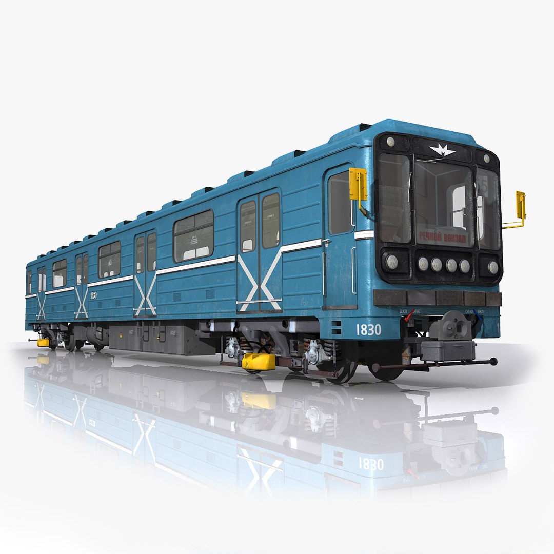 3D Moscow Subway Train Model - TurboSquid 1253030