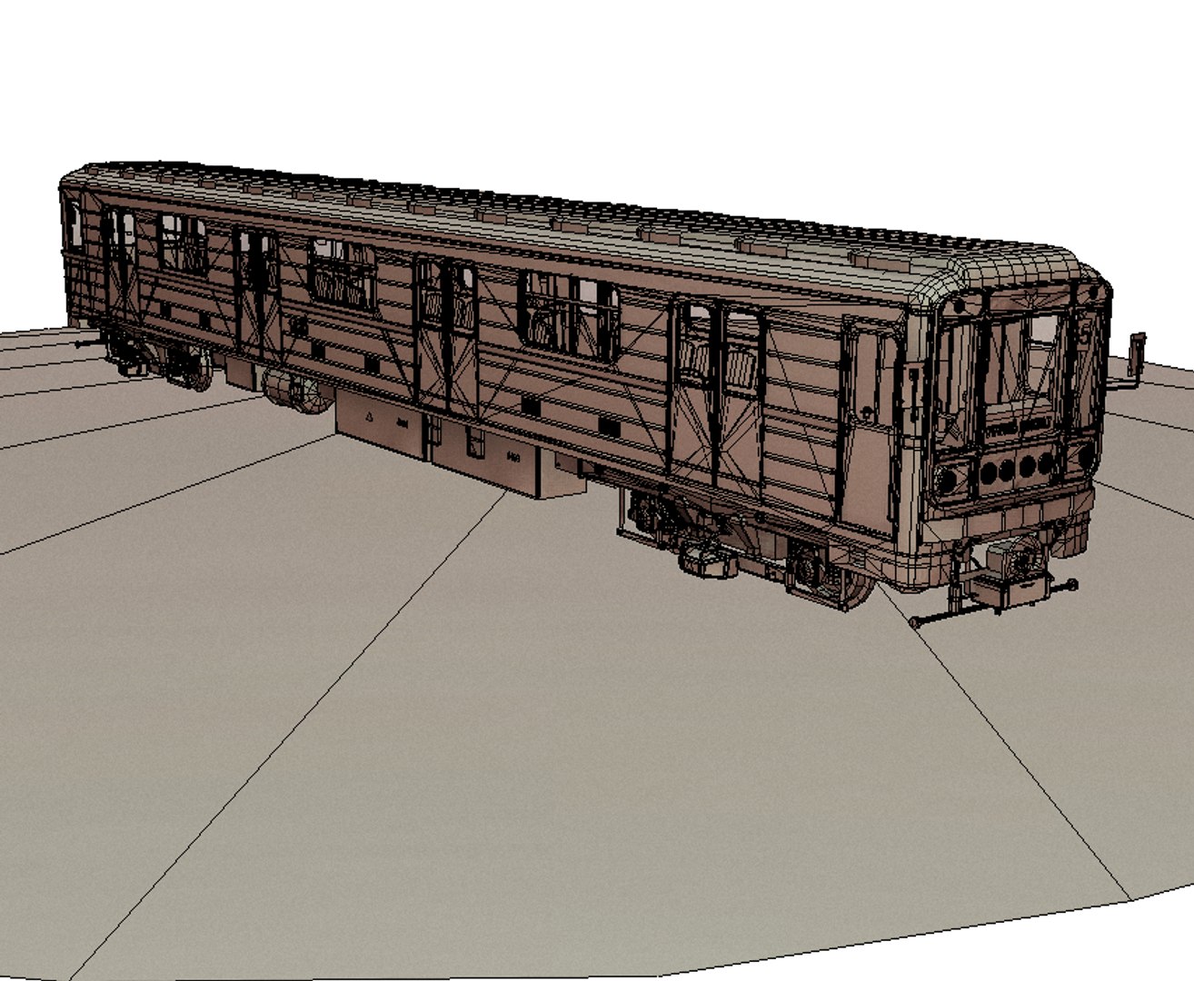 3D Moscow Subway Train Model - TurboSquid 1253030