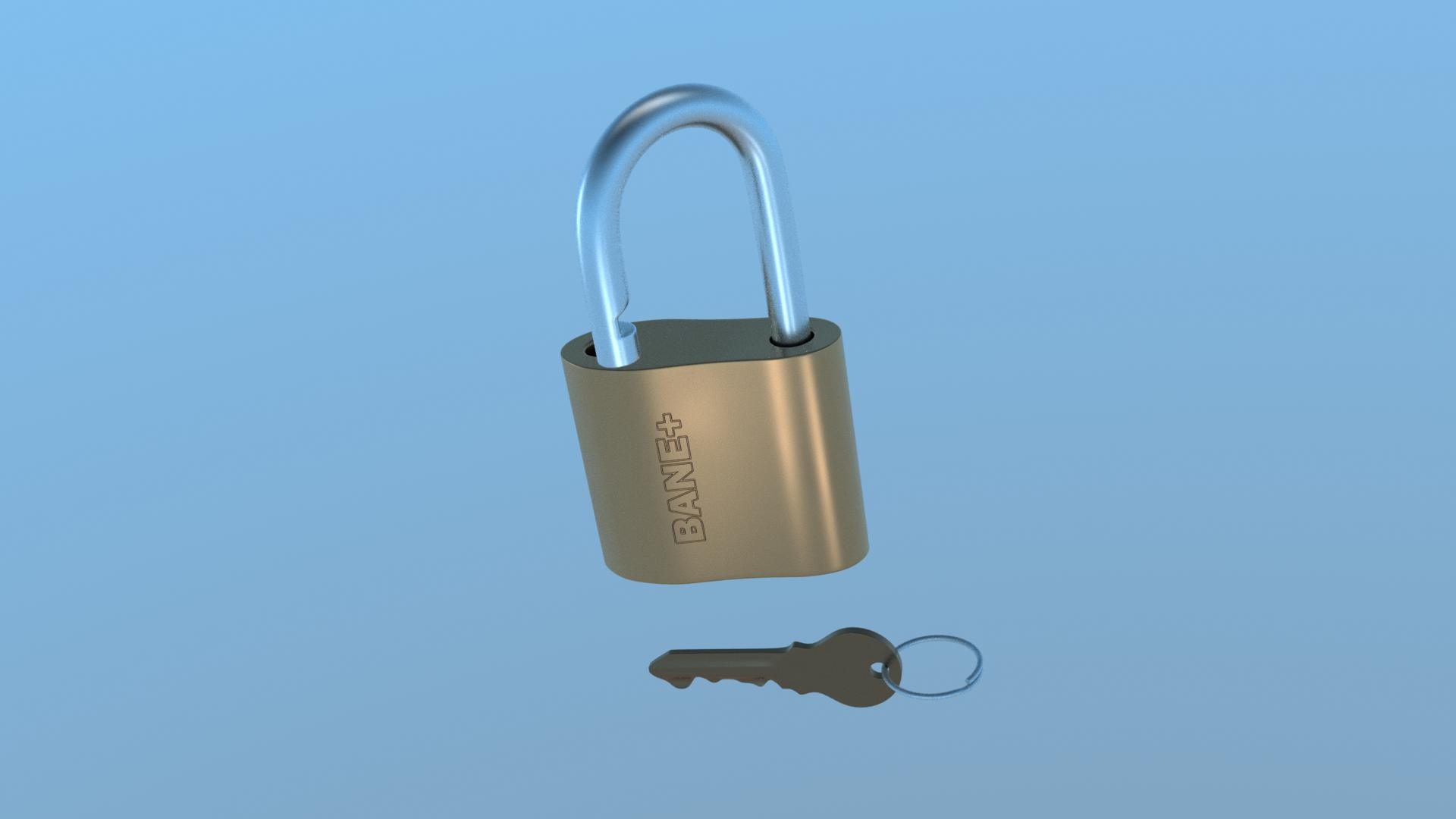 3D Padlock Model - TurboSquid 1734503