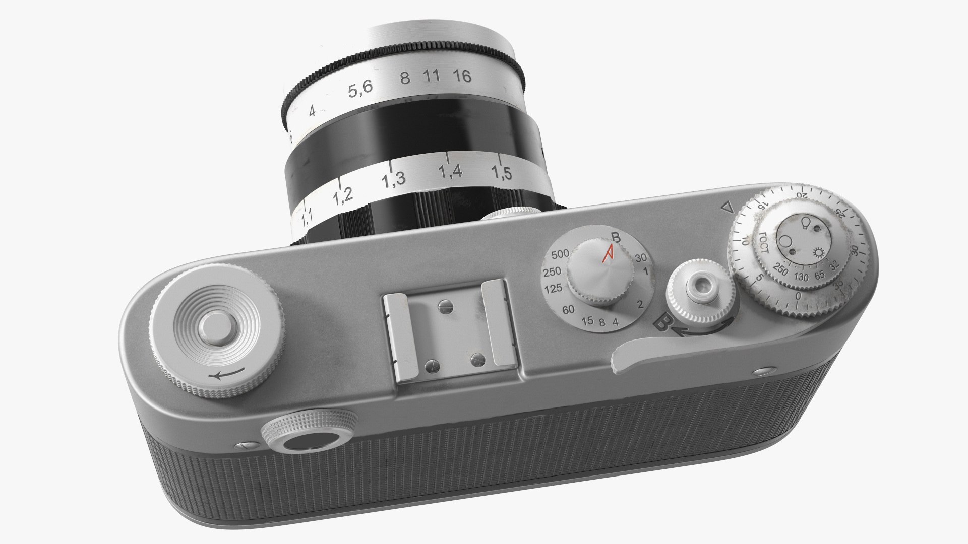 Soviet Vintage Film Camera FED-3 Model - TurboSquid 2137114