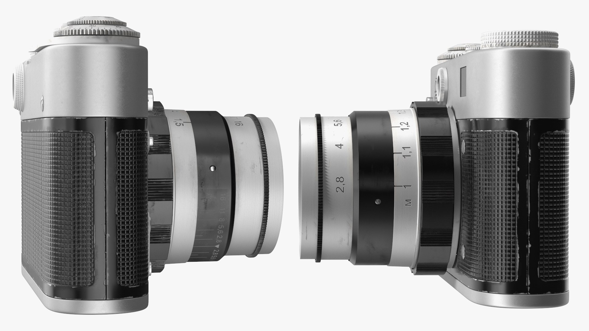 Soviet Vintage Film Camera FED-3 Model - TurboSquid 2137114