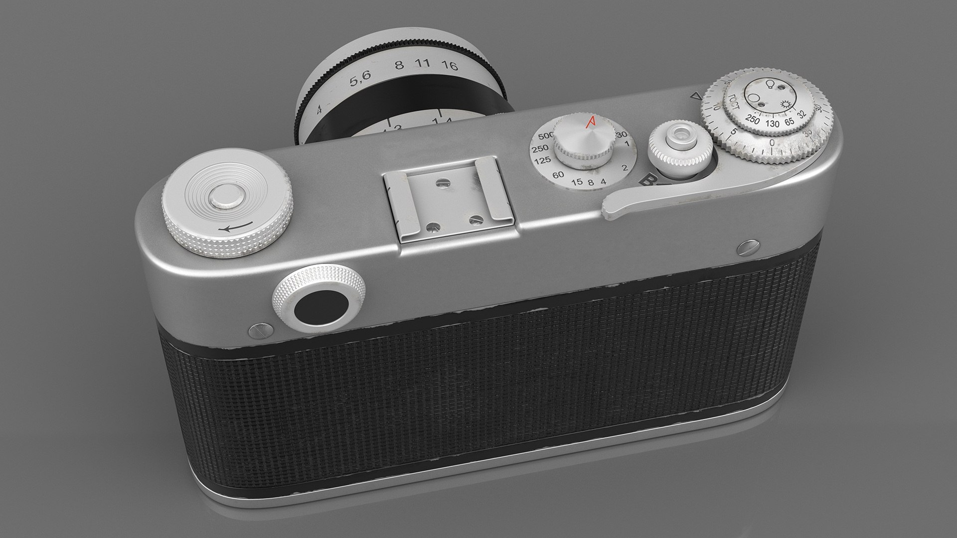 Soviet Vintage Film Camera FED-3 Model - TurboSquid 2137114