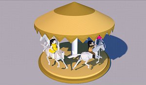 3D Carousel Models - Browse & Download Formats - TurboSquid