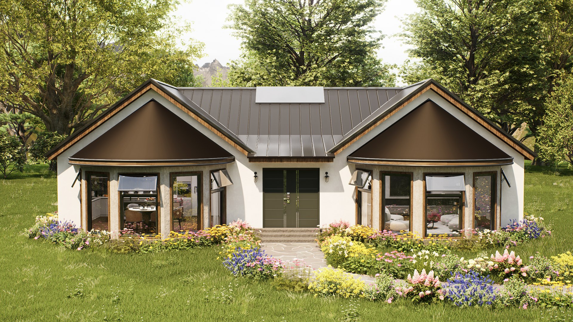 55ft X 49ft 17m X 15m Beautiful House Design With Interior Walkthrough ...
