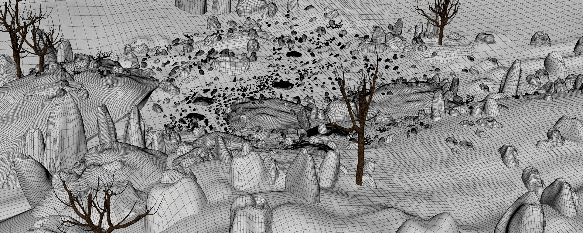 Snow Cartoon 3D Model - TurboSquid 1245342