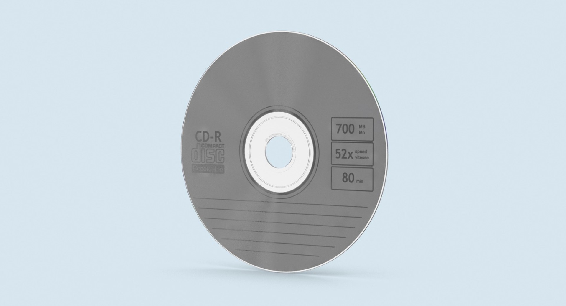 Cd Silver 3d Model