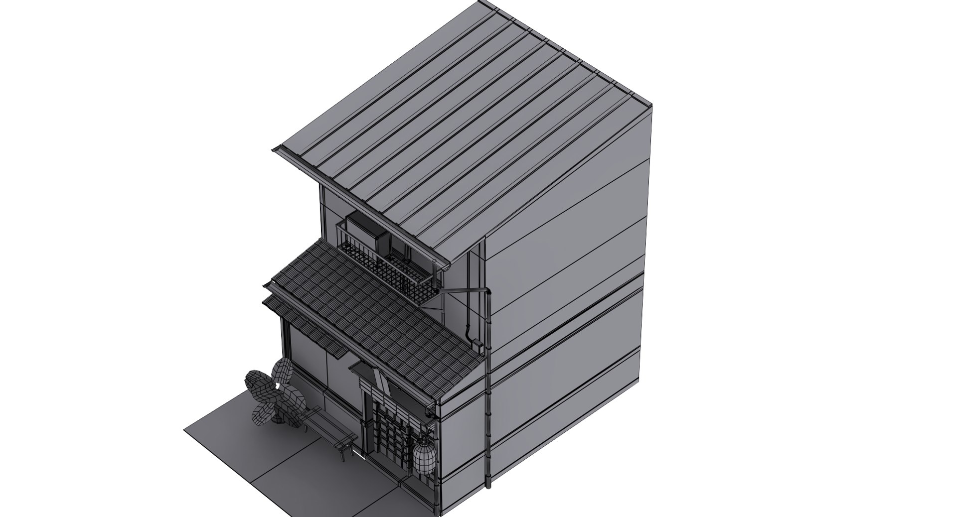 3D Old Tokyo Store Model - TurboSquid 1307194