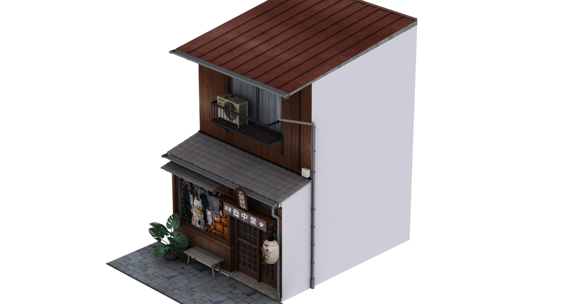 3D Old Tokyo Store Model - TurboSquid 1307194