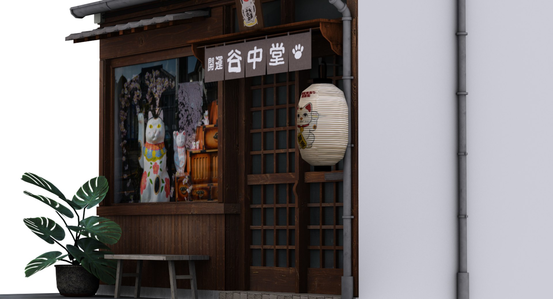 3D Old Tokyo Store Model - TurboSquid 1307194