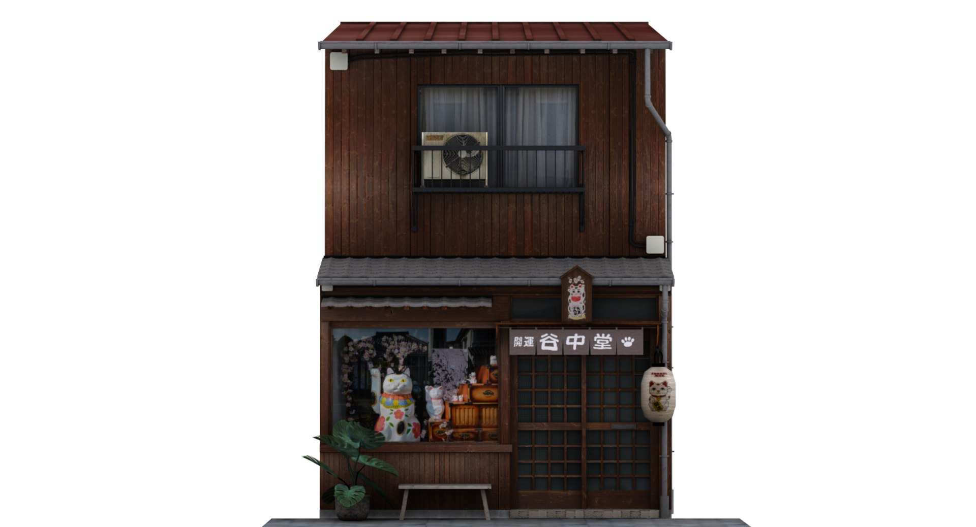 3D Old Tokyo Store Model - TurboSquid 1307194