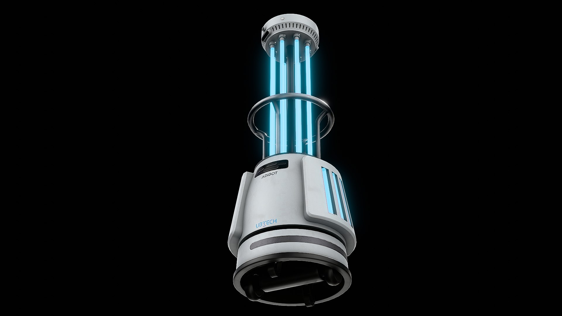 3D Autonomous UV Disinfection Robot Adibot Model - TurboSquid 2342254