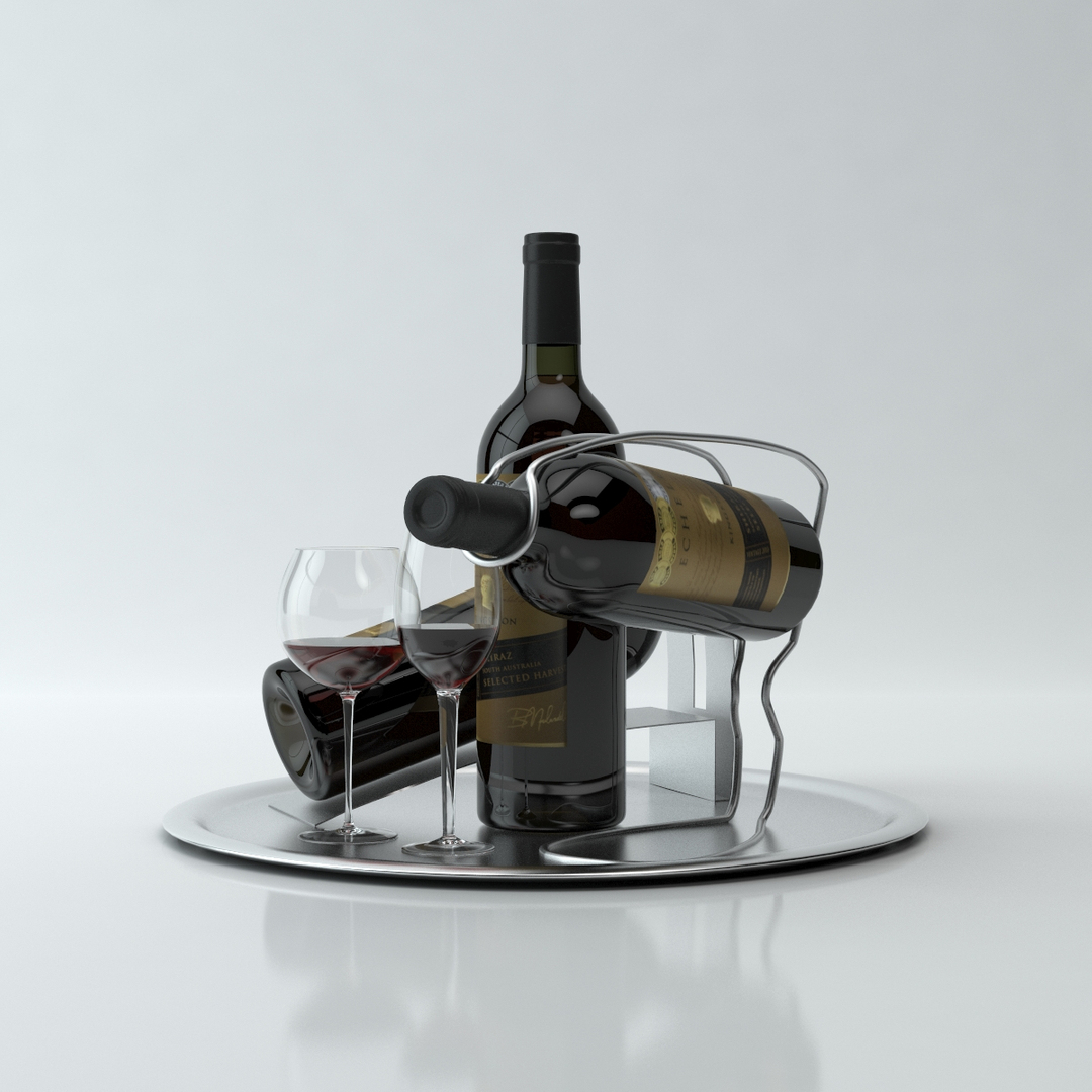 Alcohol Set 8: Echelon 3d Model
