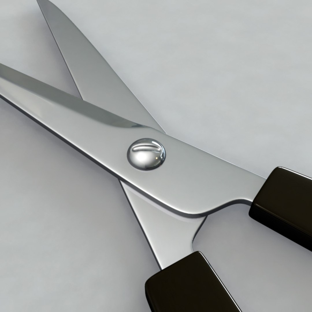 3d Model Scissors Modelled