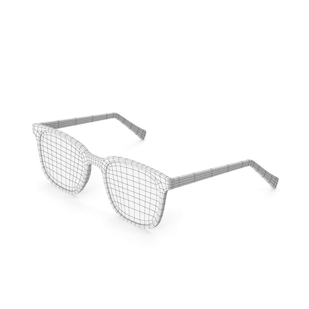 3D Black Eyeglasses Model - TurboSquid 1995880
