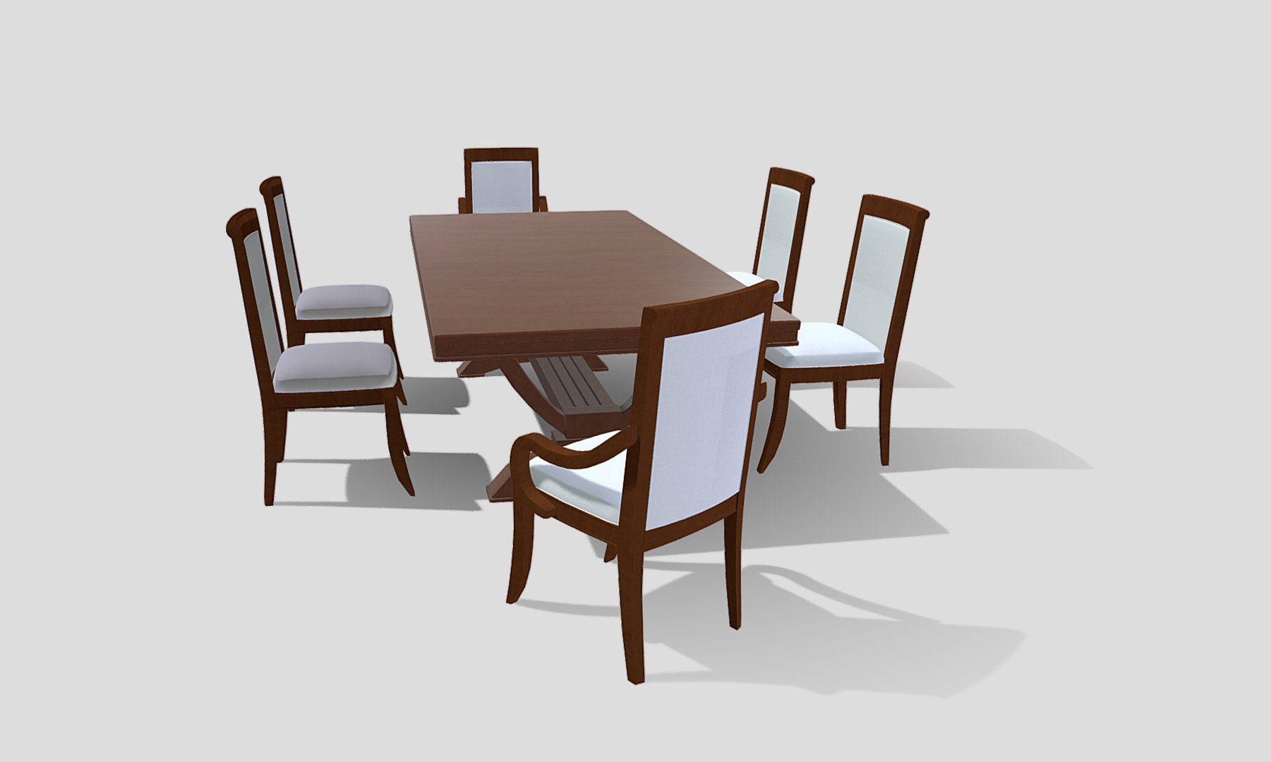 Chair And Table 3D Model - TurboSquid 2281816